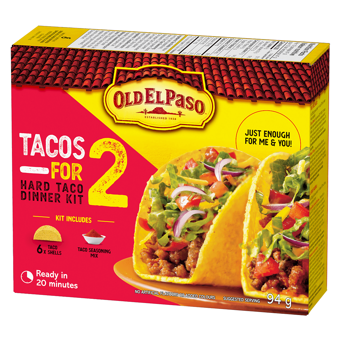 Tacos for Two Hard Taco Dinner Kit - Old El Paso