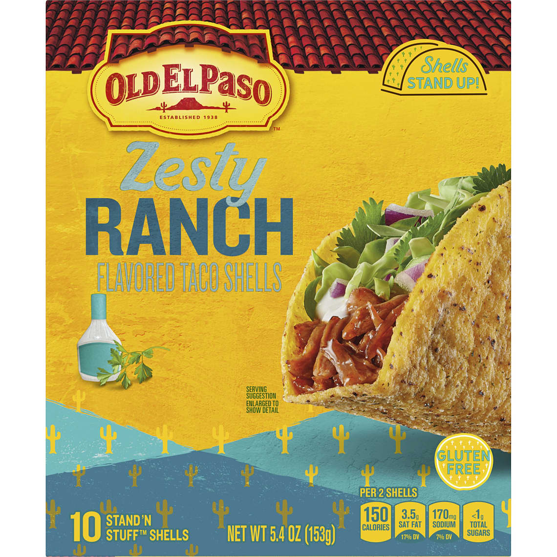 Bold Ranch Stand 'n Stuff Taco Shells - Old El Paso