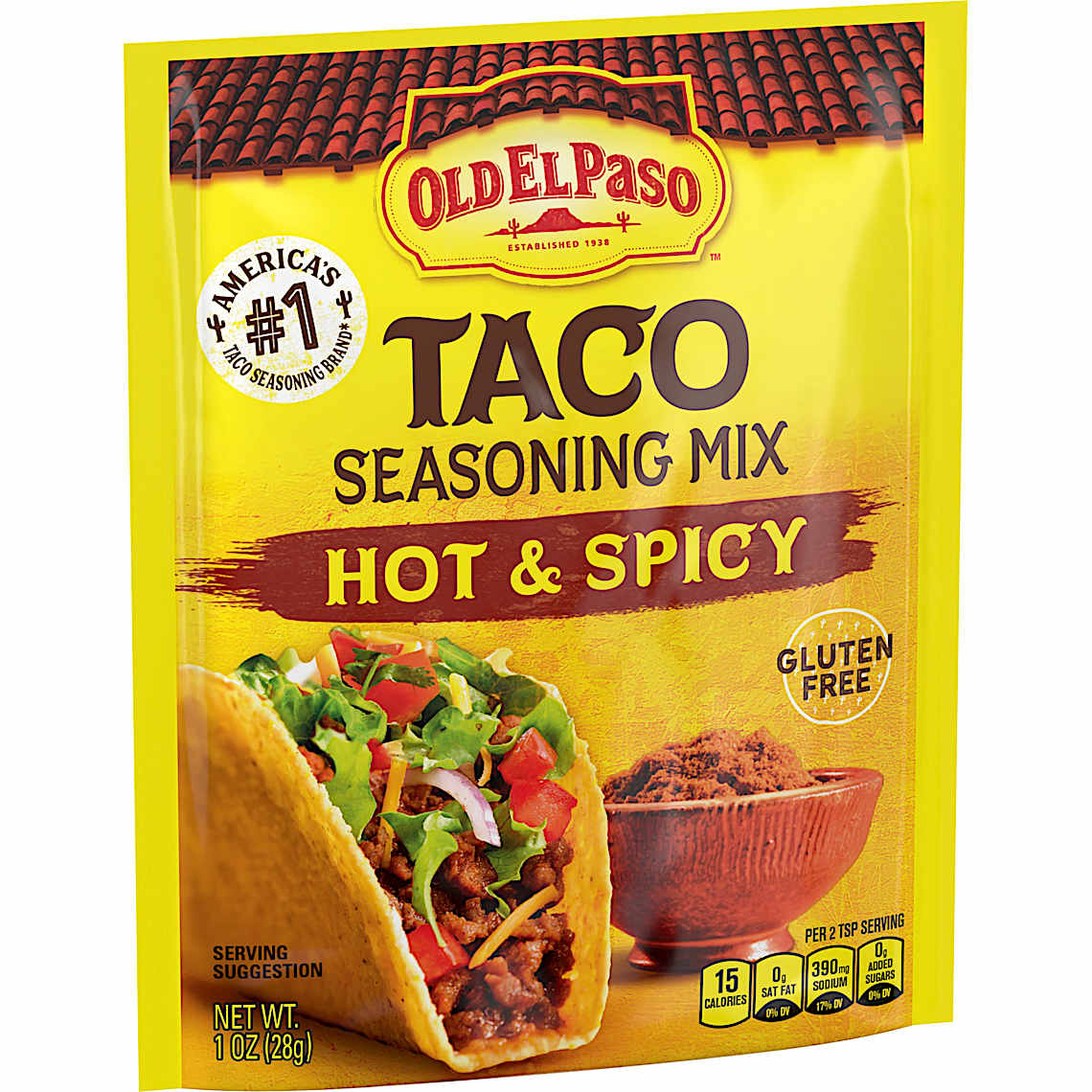 Hot & Spicy Taco Seasoning Mix - Mexican Dishes - Old El Paso