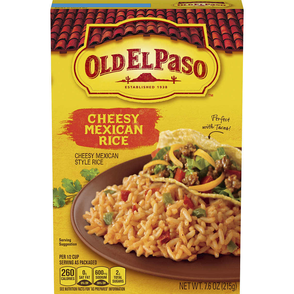 Cheesy Mexican Rice - Authentic Mexican Sides - Old El Paso
