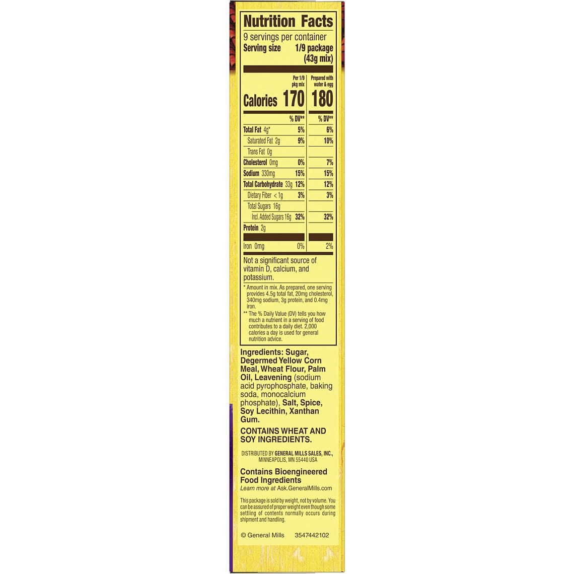 Old El Paso Cinnamon Churro Cornbread - Old El Paso