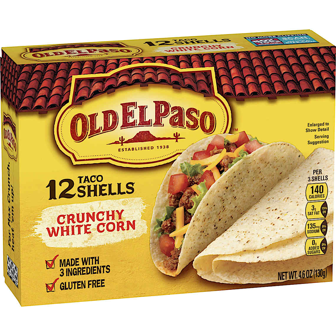 Crunchy White Corn Shells - Mexican Dishes - Old El Paso