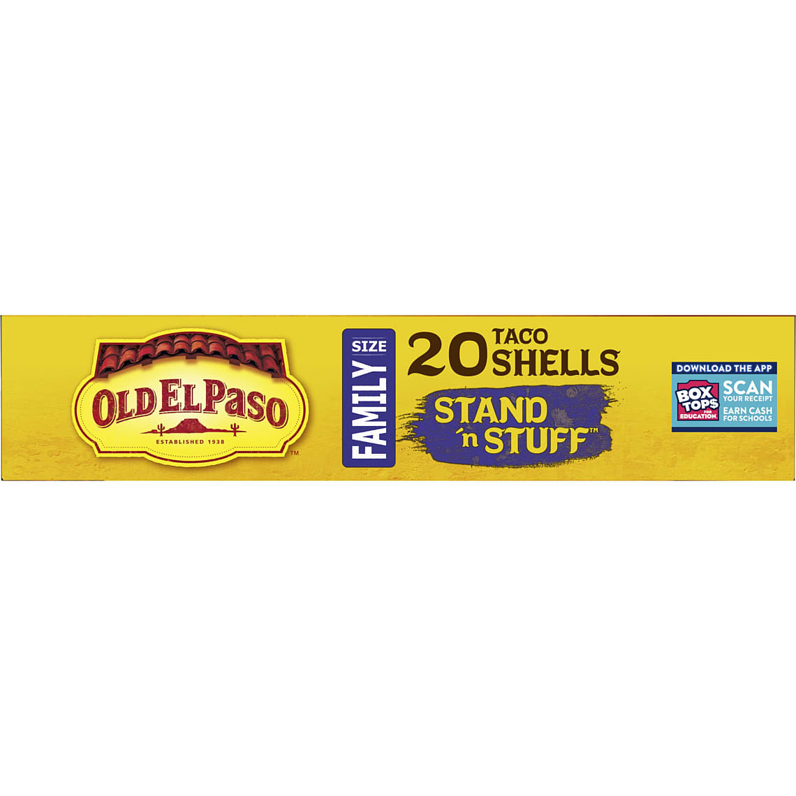 Old El Paso Stand 'N Stuff Taco Shells, Gluten Free, Family Size, 20 ...