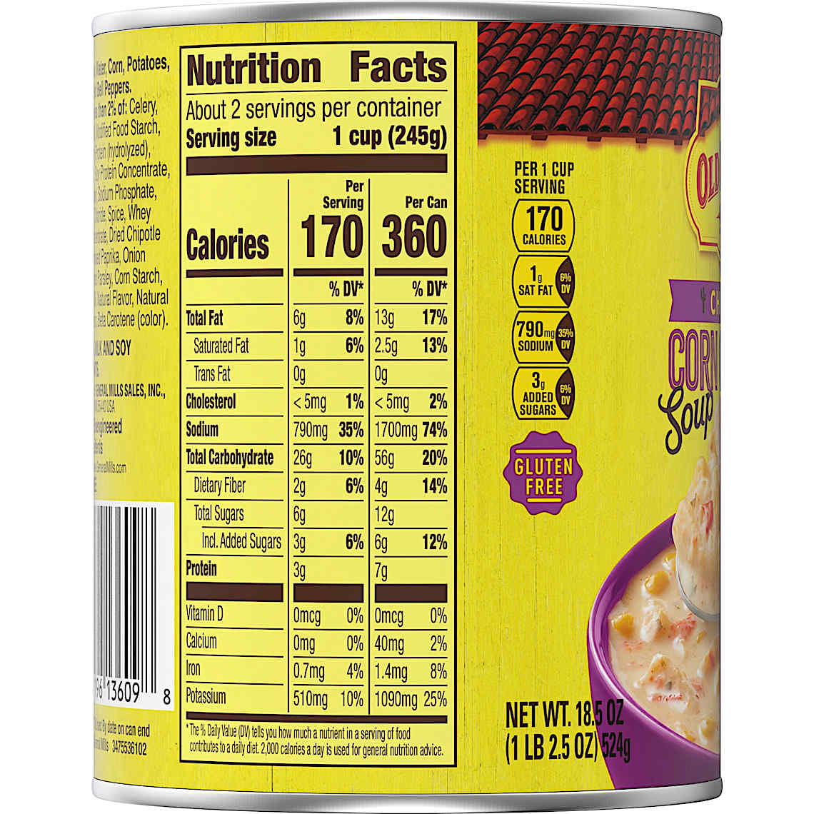 Old El Paso Chipotle Corn Chowder Soup - Old El Paso