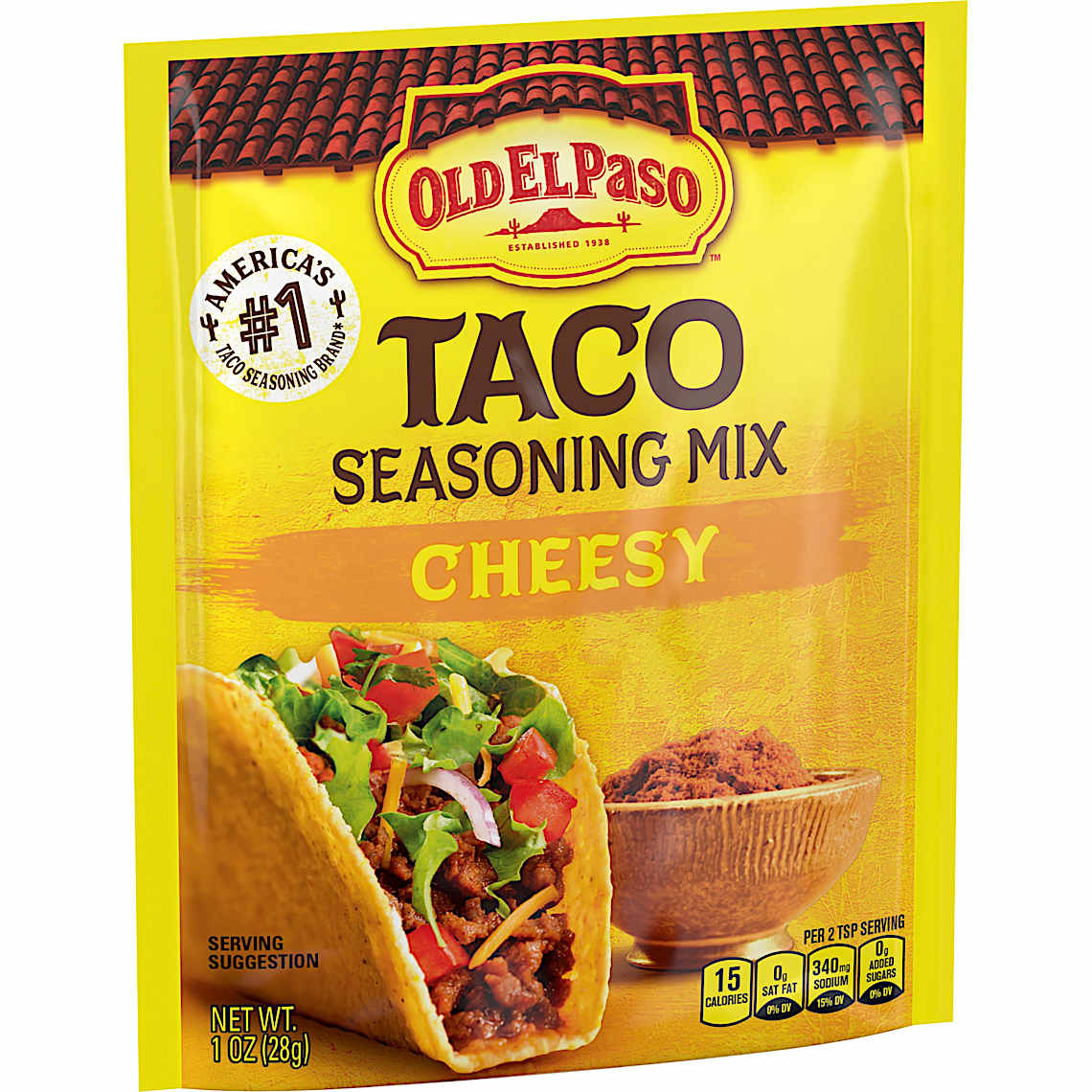 Cheesy Taco Seasoning Mix - Mexican Seasoning - Old El Paso