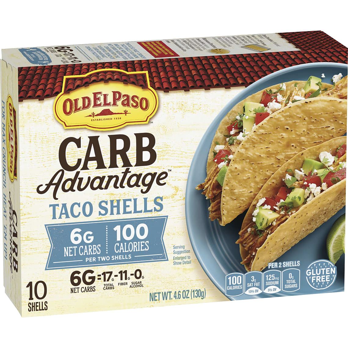 Old El Paso Carb Advantage Taco Shells – 6pk - Old El Paso