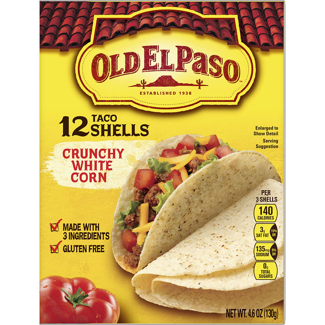 Crunchy White Corn Shells - Mexican Dishes - Old El Paso