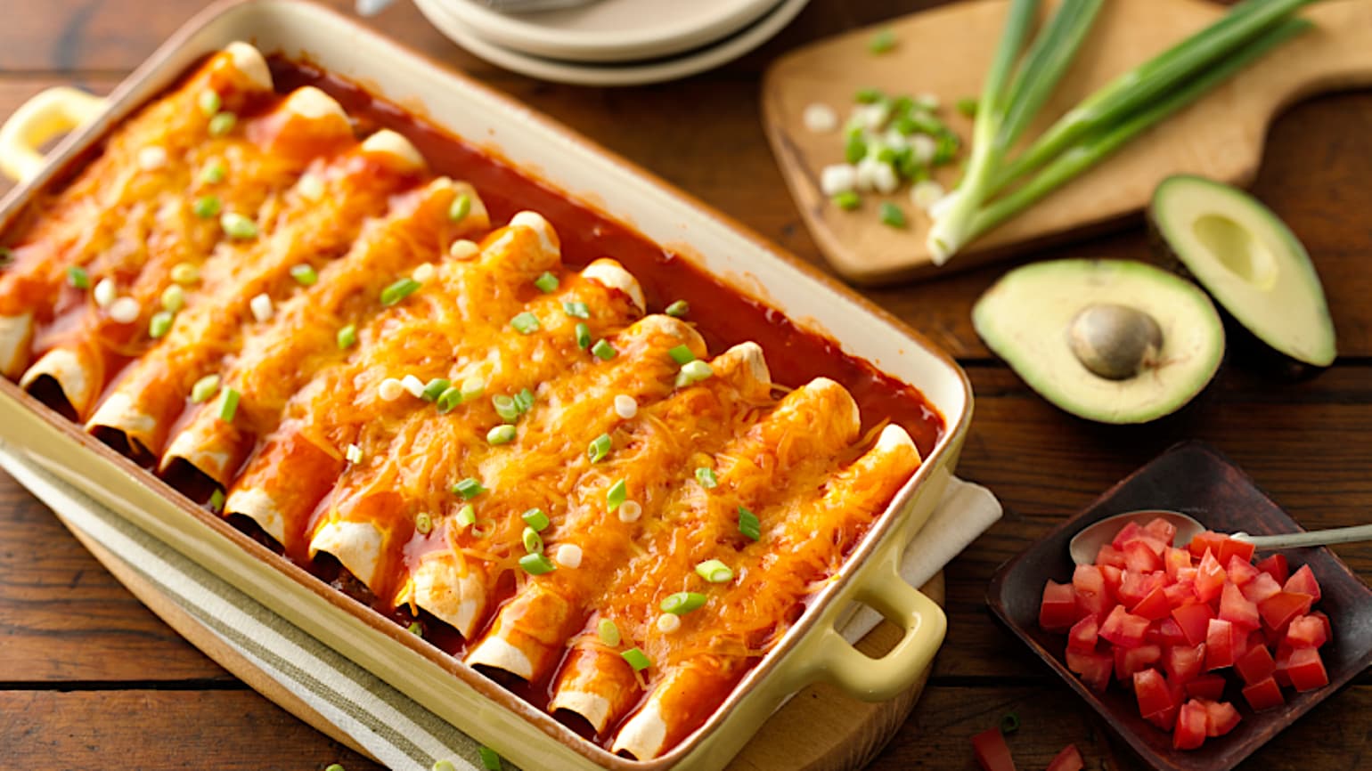 green enchiladas beef