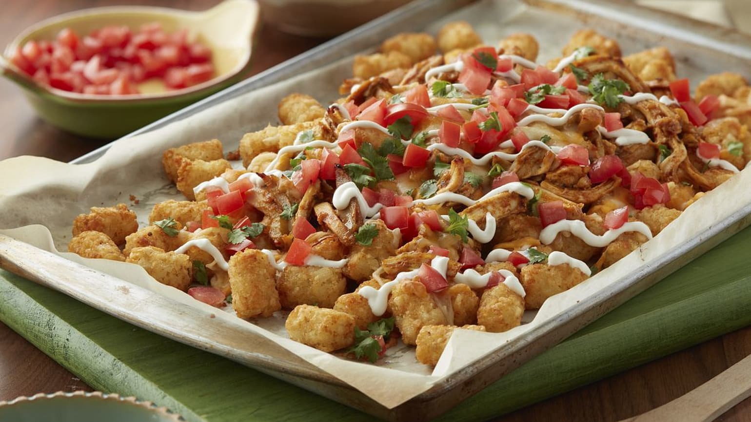 Loaded Chicken Totchos - Mexican Recipes - Old El Paso