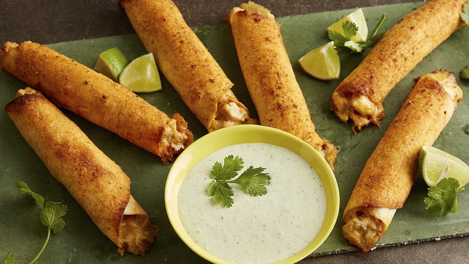 chicken flautas