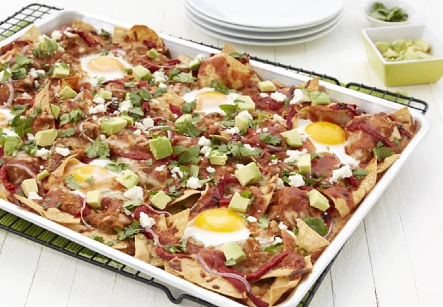 Sheet-Pan Huevos Rancheros - Mexican Recipes - Old El Paso