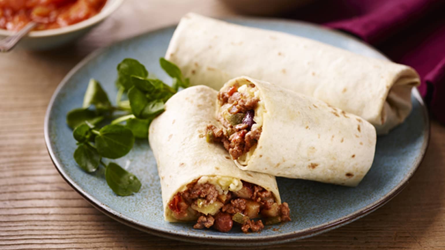 Tex Mex Burritos Recipe - Mexican Recipes - Old El Paso AU