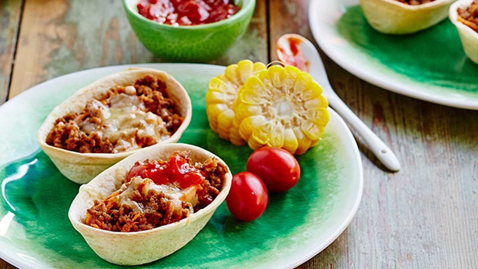 Mini Beef and Veggie Tacos - Mexican Recipes - Old El Paso AU