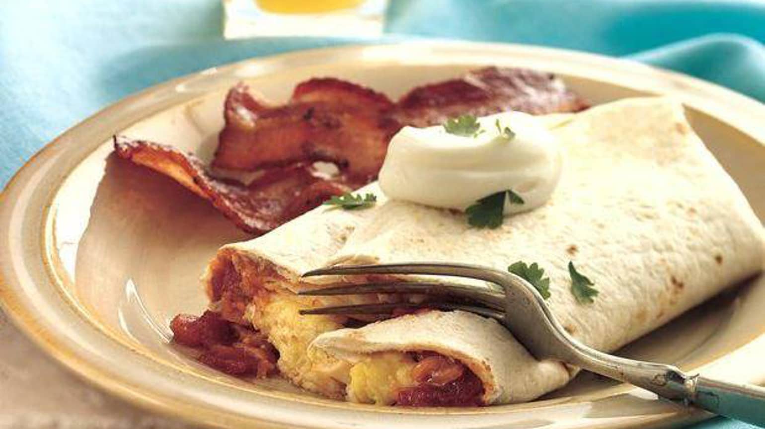 Burritos aux œufs - Recettes mexicaines - Old El Paso