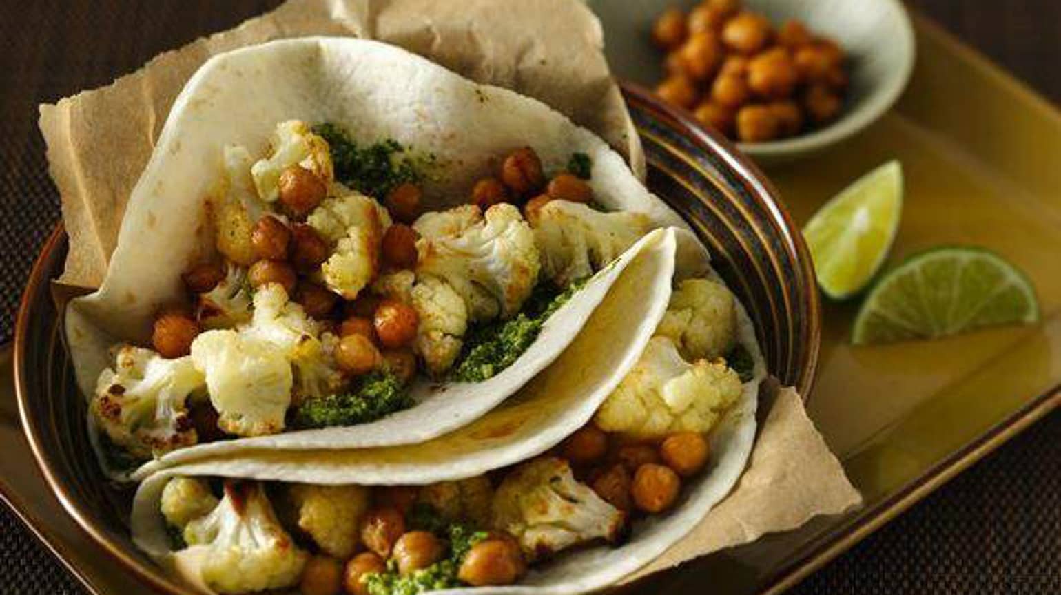 Tacos au chou-fleur pimenté - Recettes mexicaines - Old El Paso