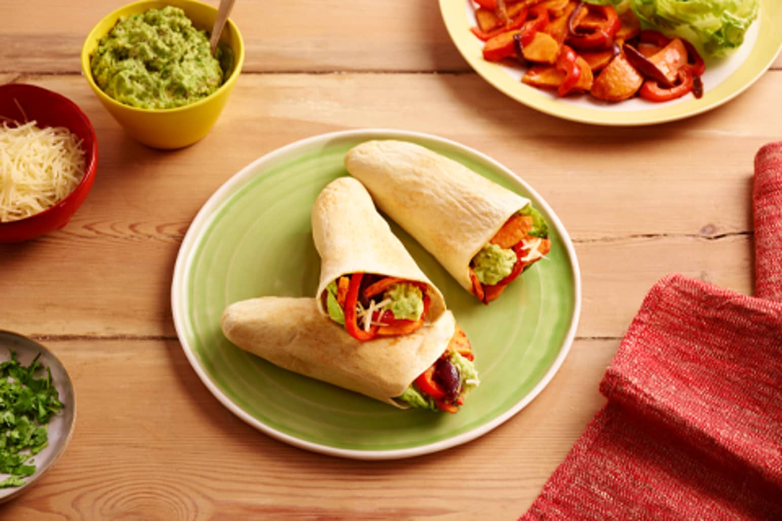 Wraps Végétariens au Fromage et à la Patate Douce - Old El Paso