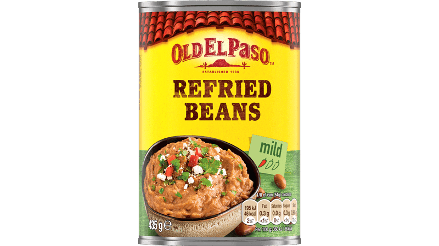 Refried Beans Tin - Mexican Side Dishes - Old El Paso
