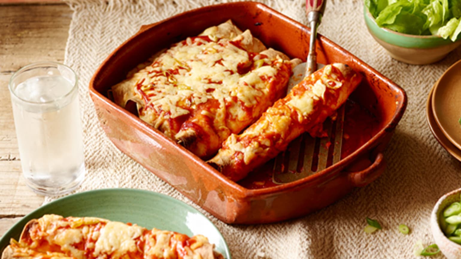 Easy Beef Mince Enchiladas Bake - Mexican Recipes - Old El Paso