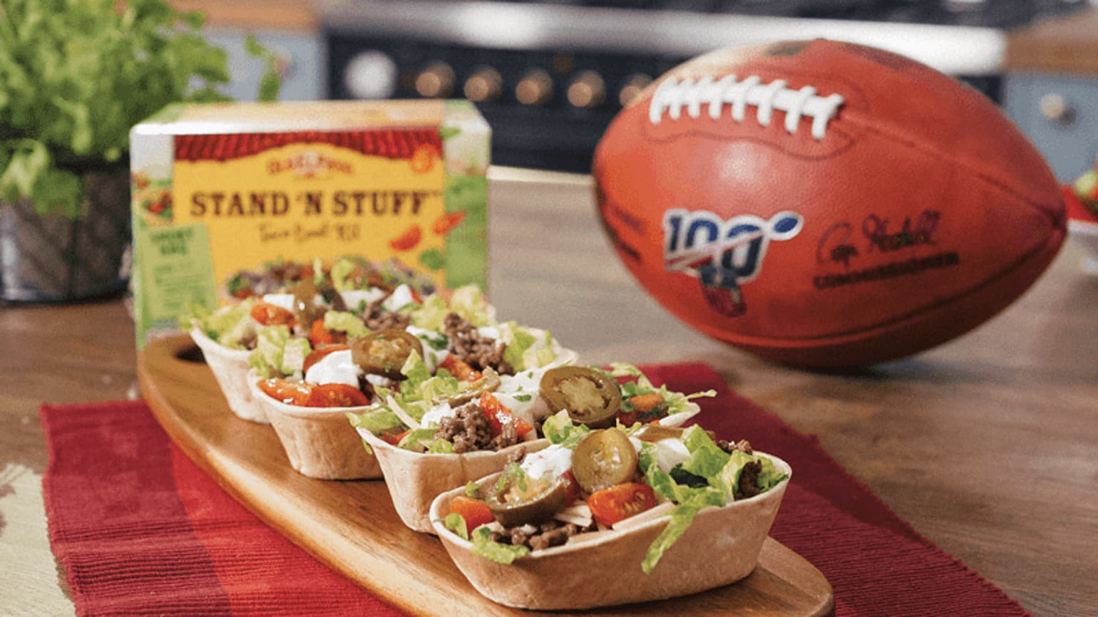 Touchdown Tacos - Game Day Food - Old El Paso