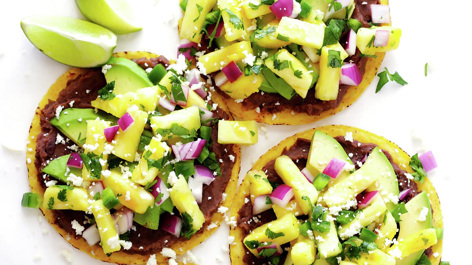 Pineapple & Bean Tostadas - Mexican Recipes - Old El Paso