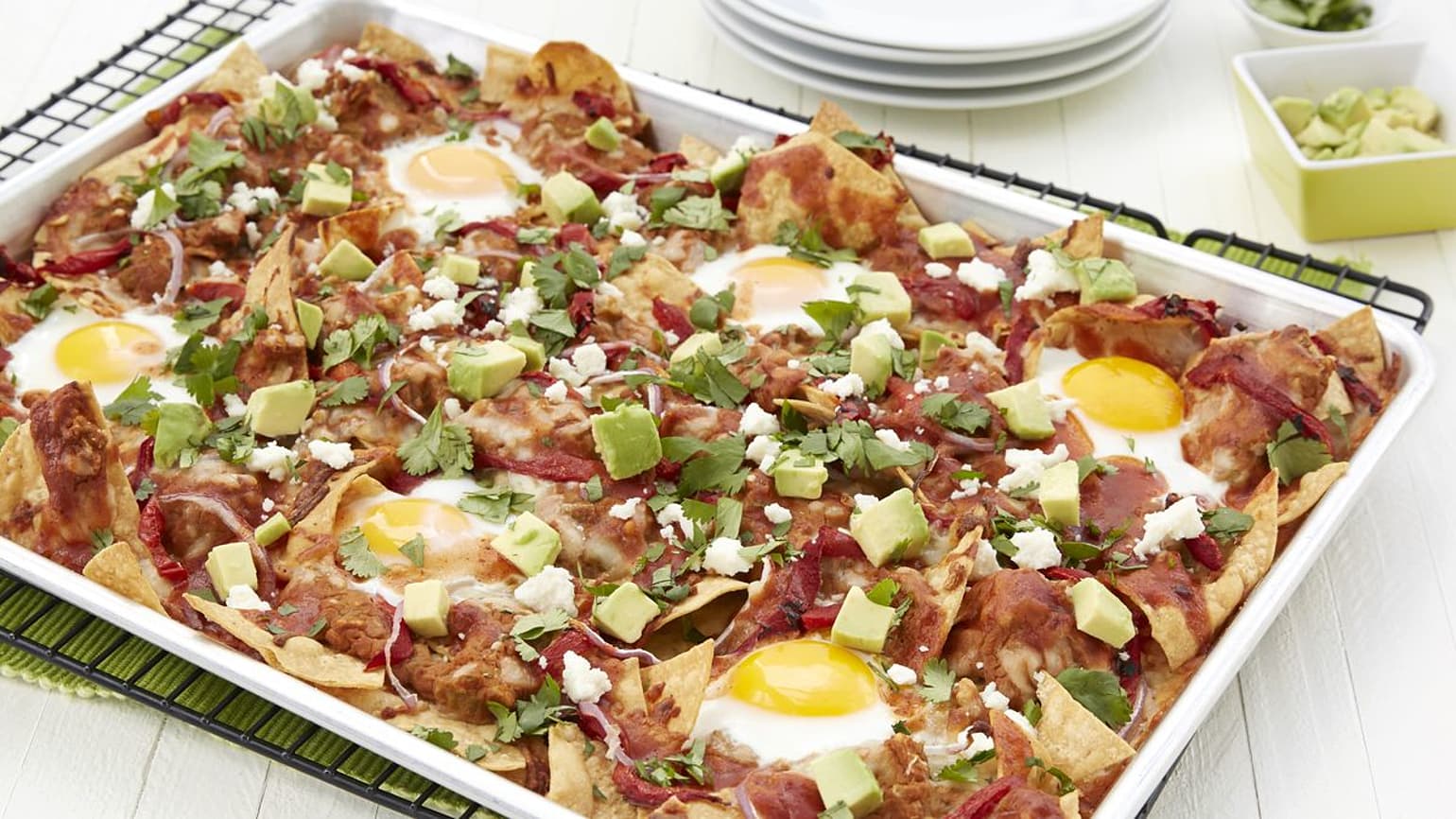 Sheet-Pan Huevos Rancheros - Mexican Recipes - Old El Paso