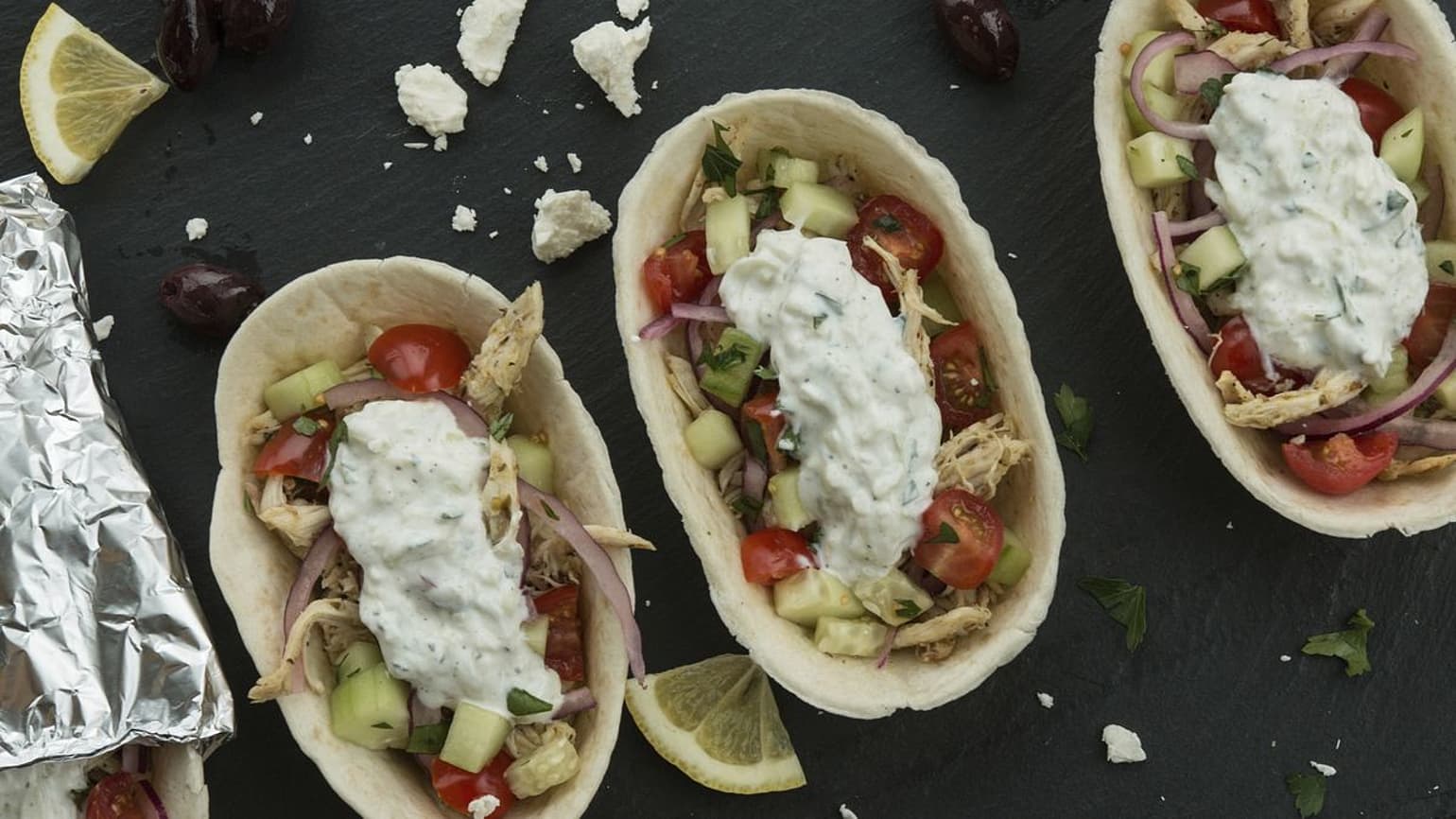 Easy Chicken Gyros Taco Bowls - Mexican Recipes - Old El Paso