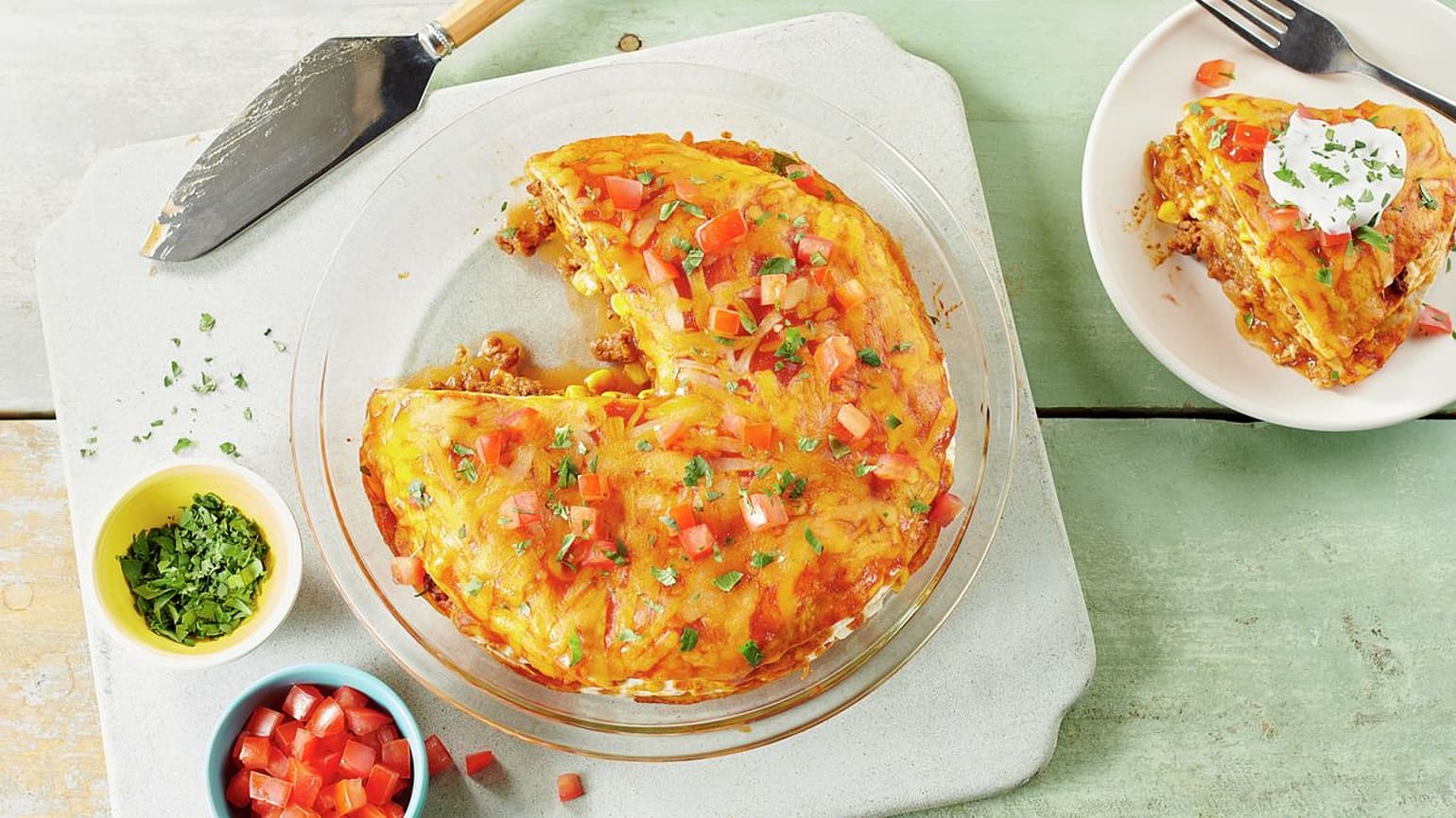 Classic Beef Enchilada Pie - Mexican Recipes - Old El Paso