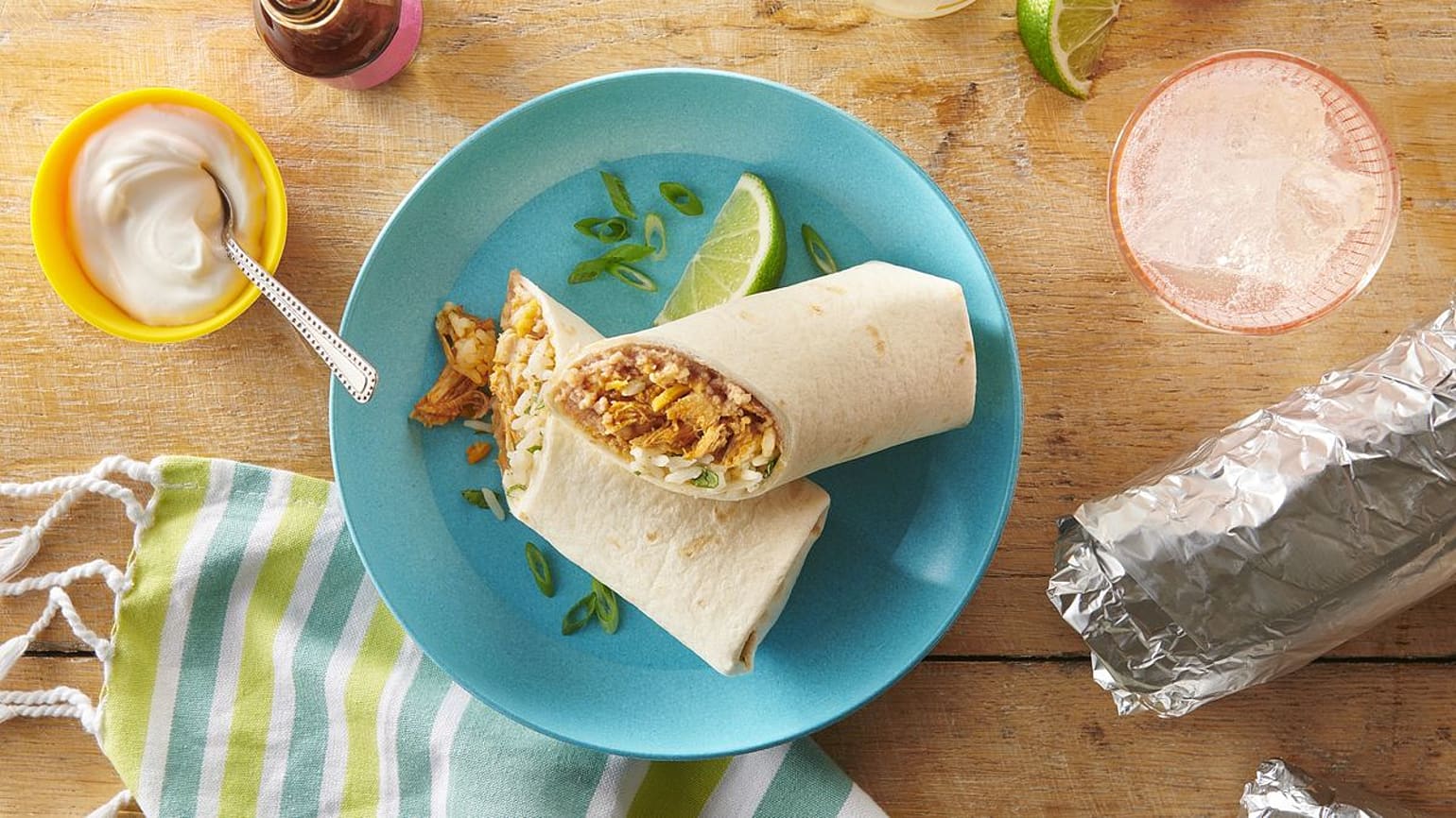 Make-Ahead Chicken and Bean Burritos - Mexican Recipes - Old El Paso