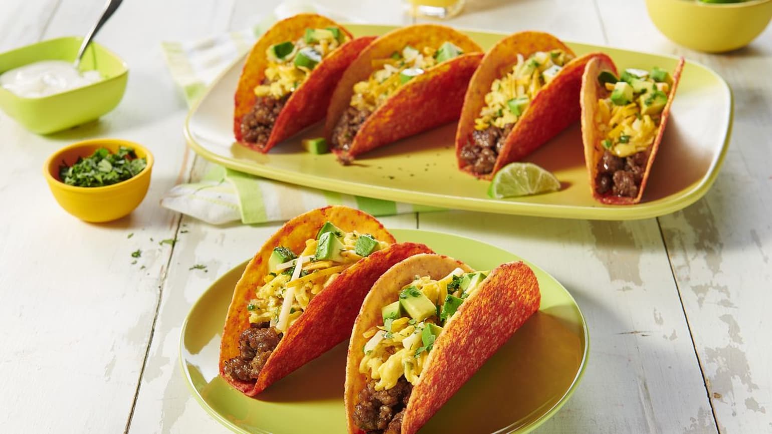 Spicy Breakfast Takis® Fuego® Tacos - Old El Paso