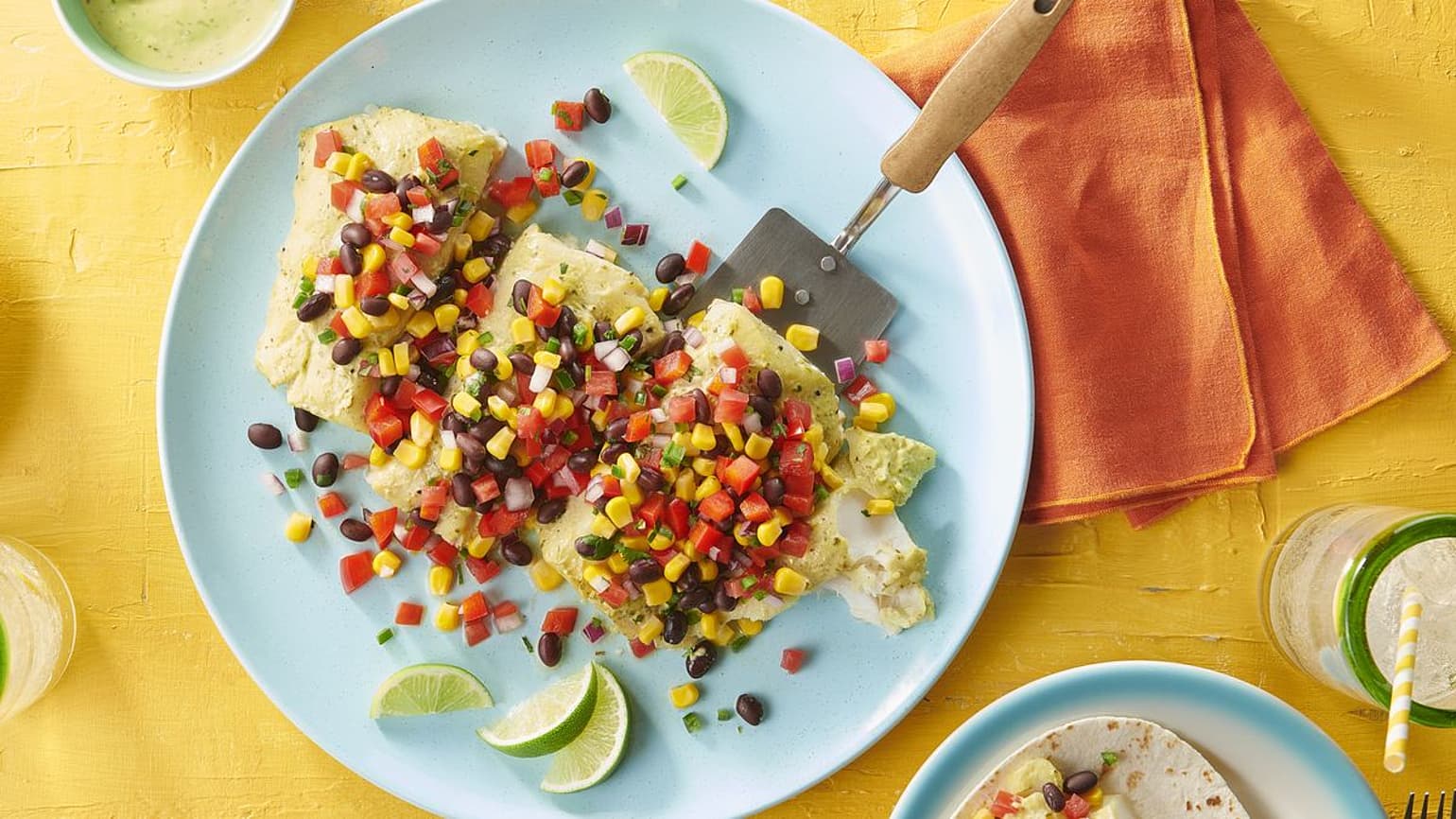 Baked Tex-Mex Cod - Mexican Recipes - Old El Paso