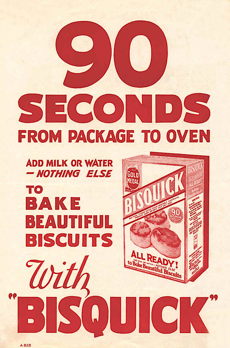 bisquick label information