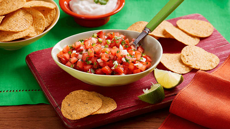 quick salsa dip
