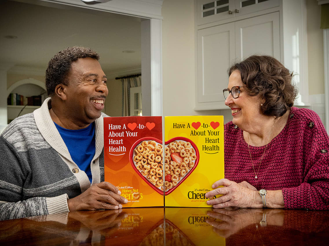 Cheerios brings together real-life best friends Leslie David Baker and ...