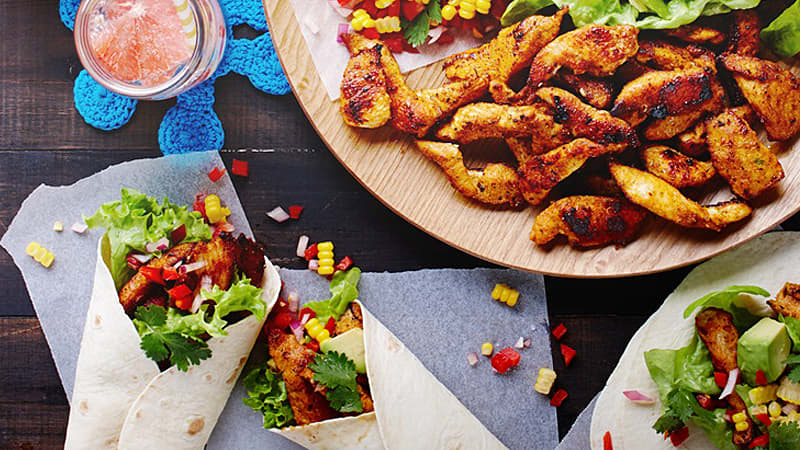 Chicken and Corn Burritos - Mexican Recipes - Old El Paso AU