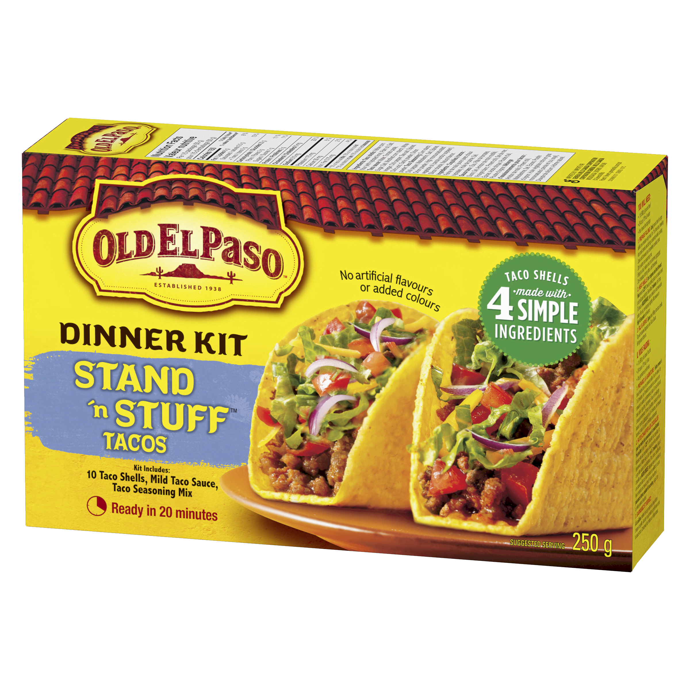 Stand 'n Stuff Taco Dinner Kit - Old El Paso Stand 'n Stuff Taco Dinner Kit - Old El Paso
