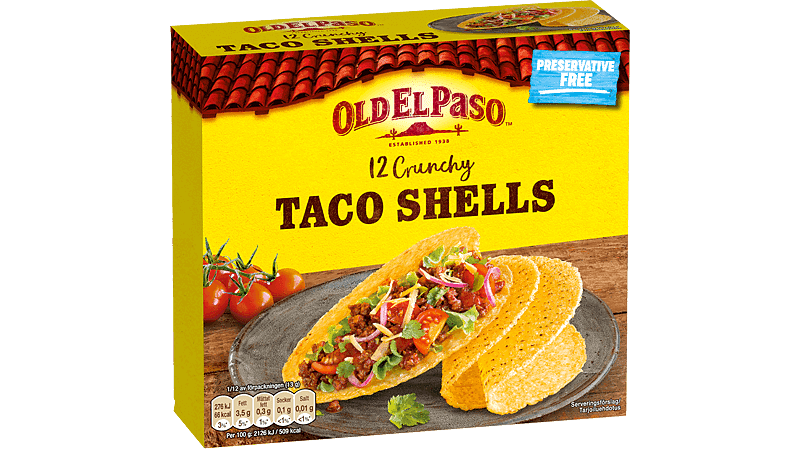 Original harðar taco-skeljar - Vörur - Old El Paso