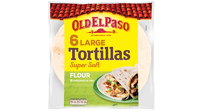 6 Soft Wrap Tortillas - Product
