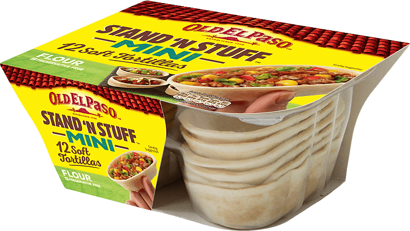 Stand 'N Stuff™ Mini Soft Flour Tortillas - Product
