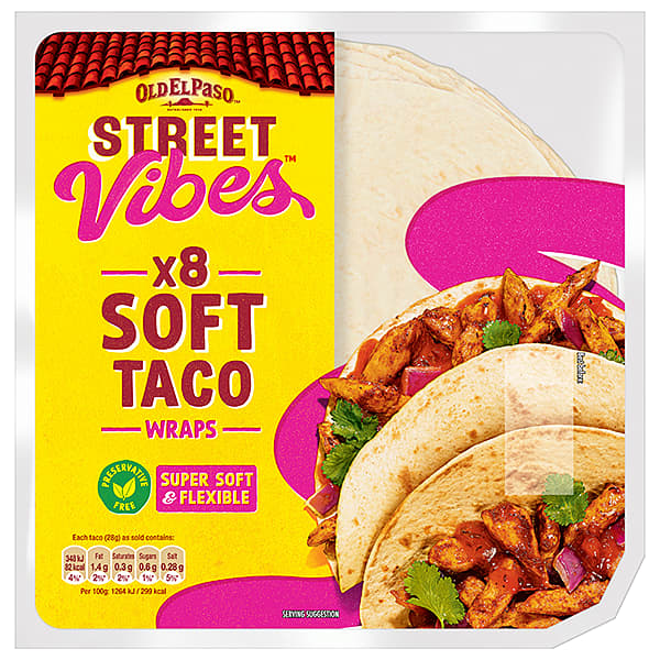 Street Vibes Soft Taco Flour Tortillas - Old El Paso