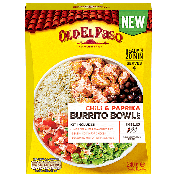 Mexican Chili and Paprika Burrito Bowl Kit - Old El Paso