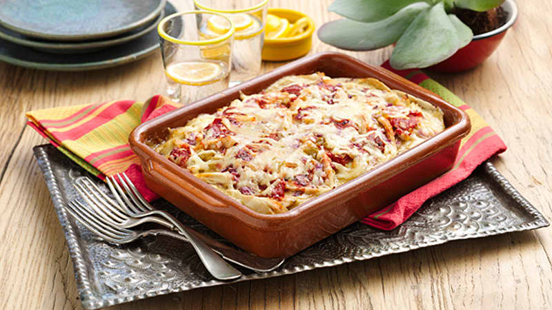Mexican Lasagne Verde Recipe - Mexican Recipes - Old El Paso
