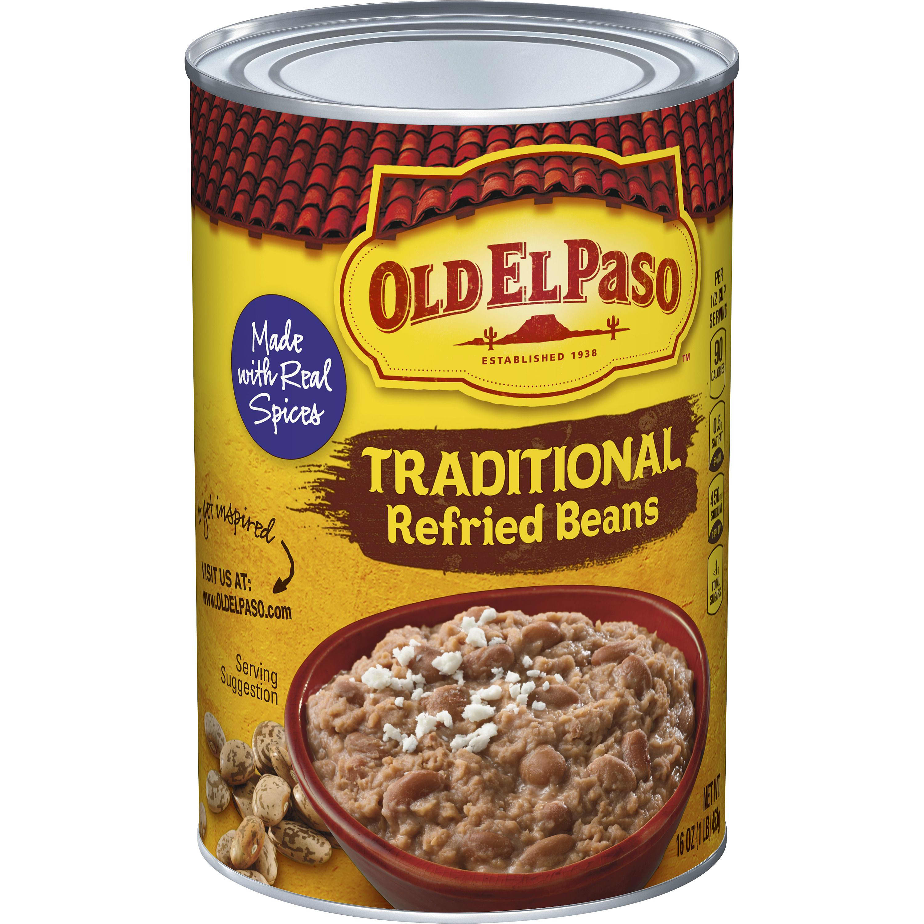Traditional Refried Beans - Mexican Sides - Old El Paso