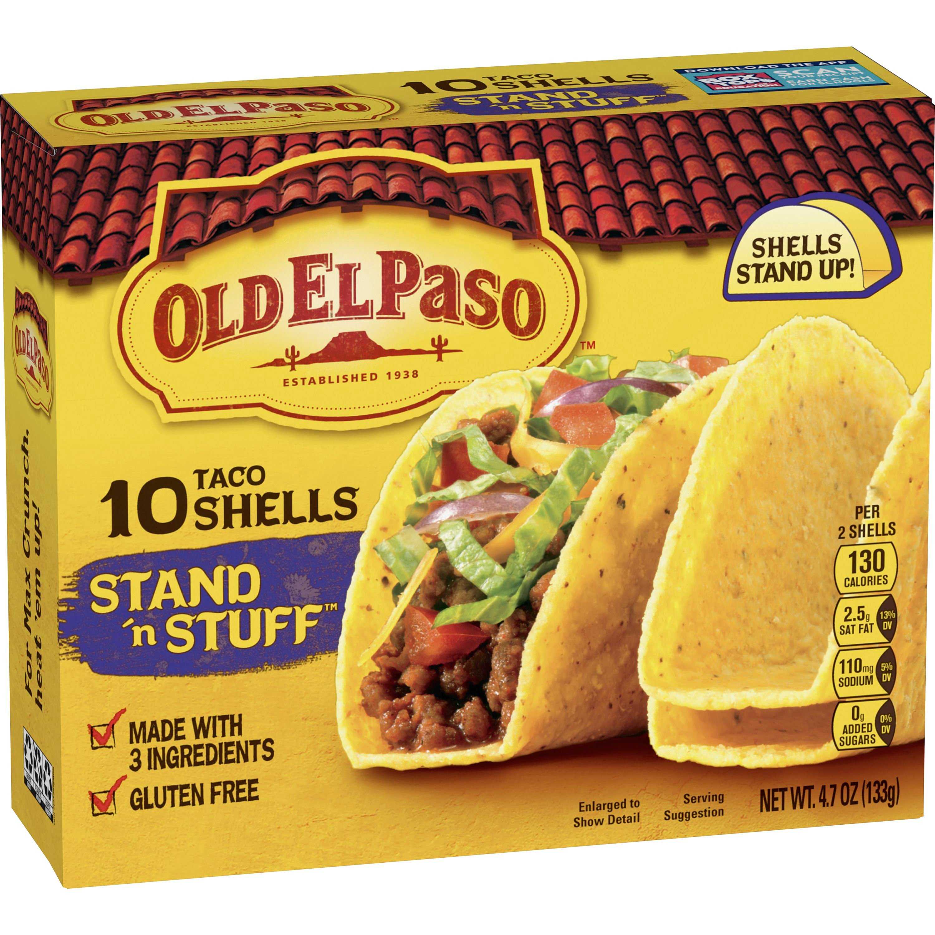 Stand 'N Stuff™ Taco Shells, 10 count - Old El Paso