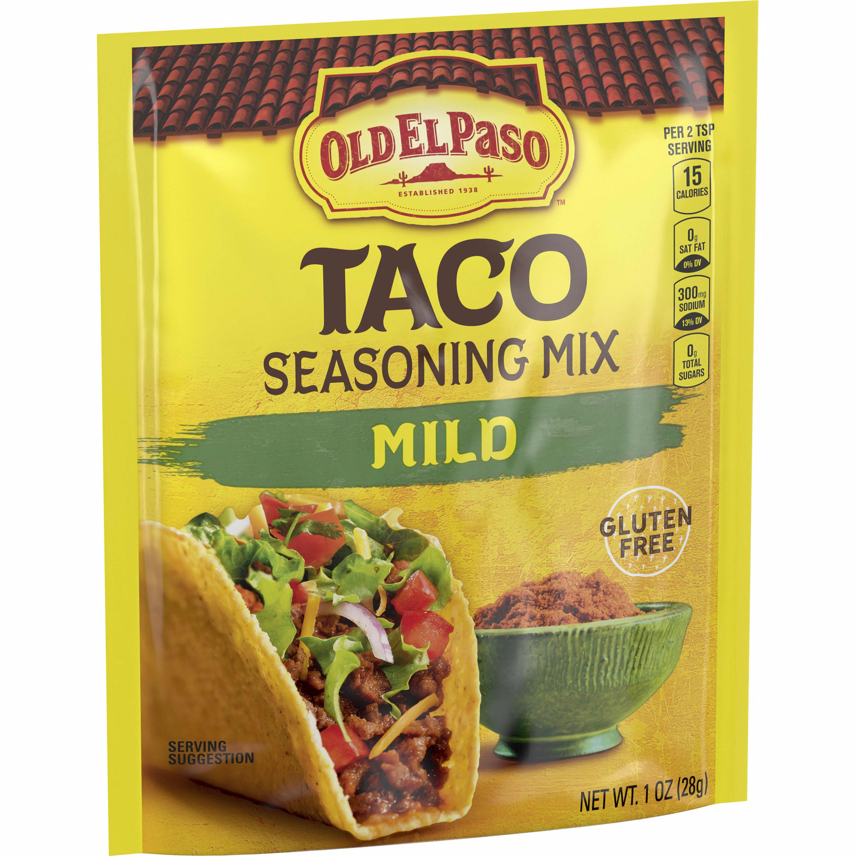 Mild Taco Seasoning Mix - Mexican Seasoning - Old El Paso