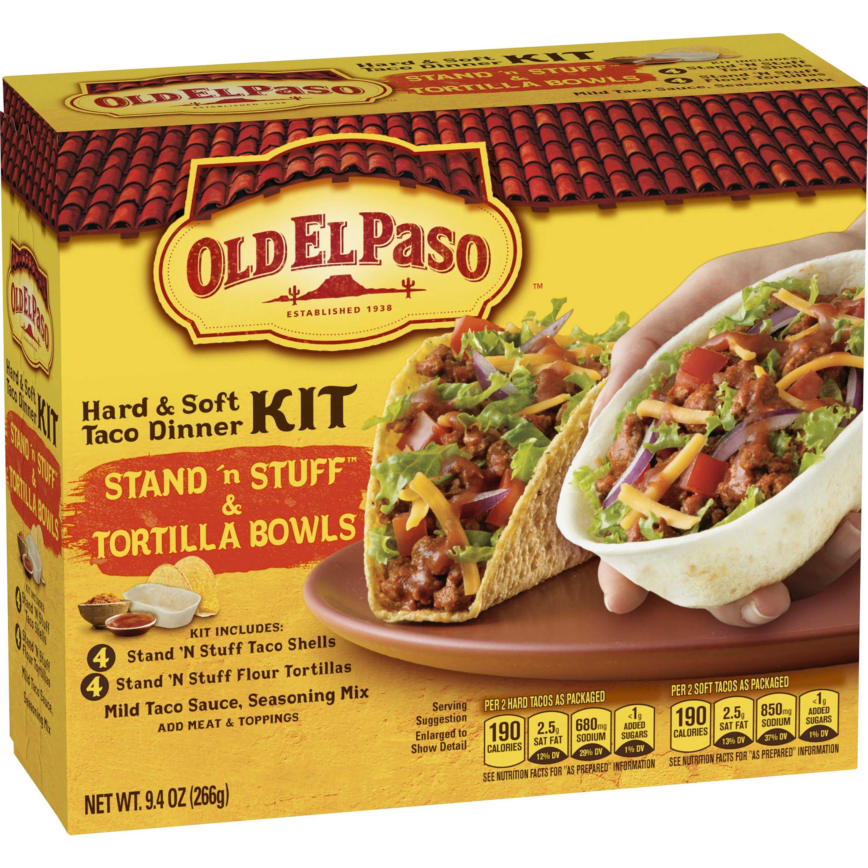 Hard & Soft Taco Dinner Kit - Mexican Dishes - Old El Paso