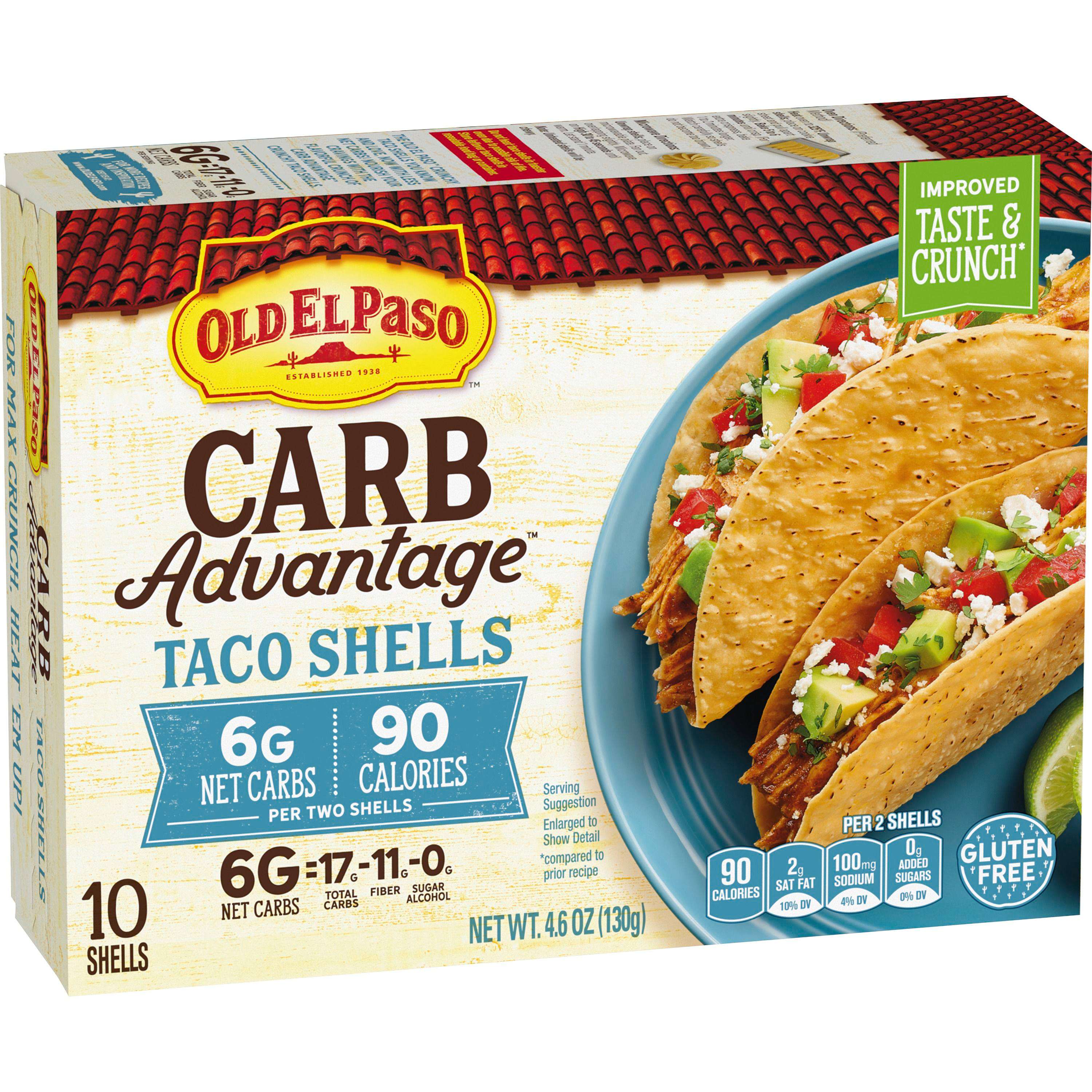 Old El Paso Carb Advantage Taco Shells – 6pk - Old El Paso